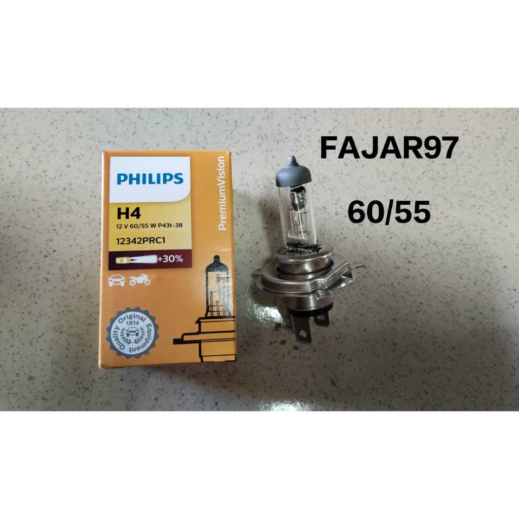 Jual Bohlamp lampu Dop halogen H4 12V (130/100w)(100/90w)(60/55w)PHILIPS/STANLEE STAR | Shopee ...