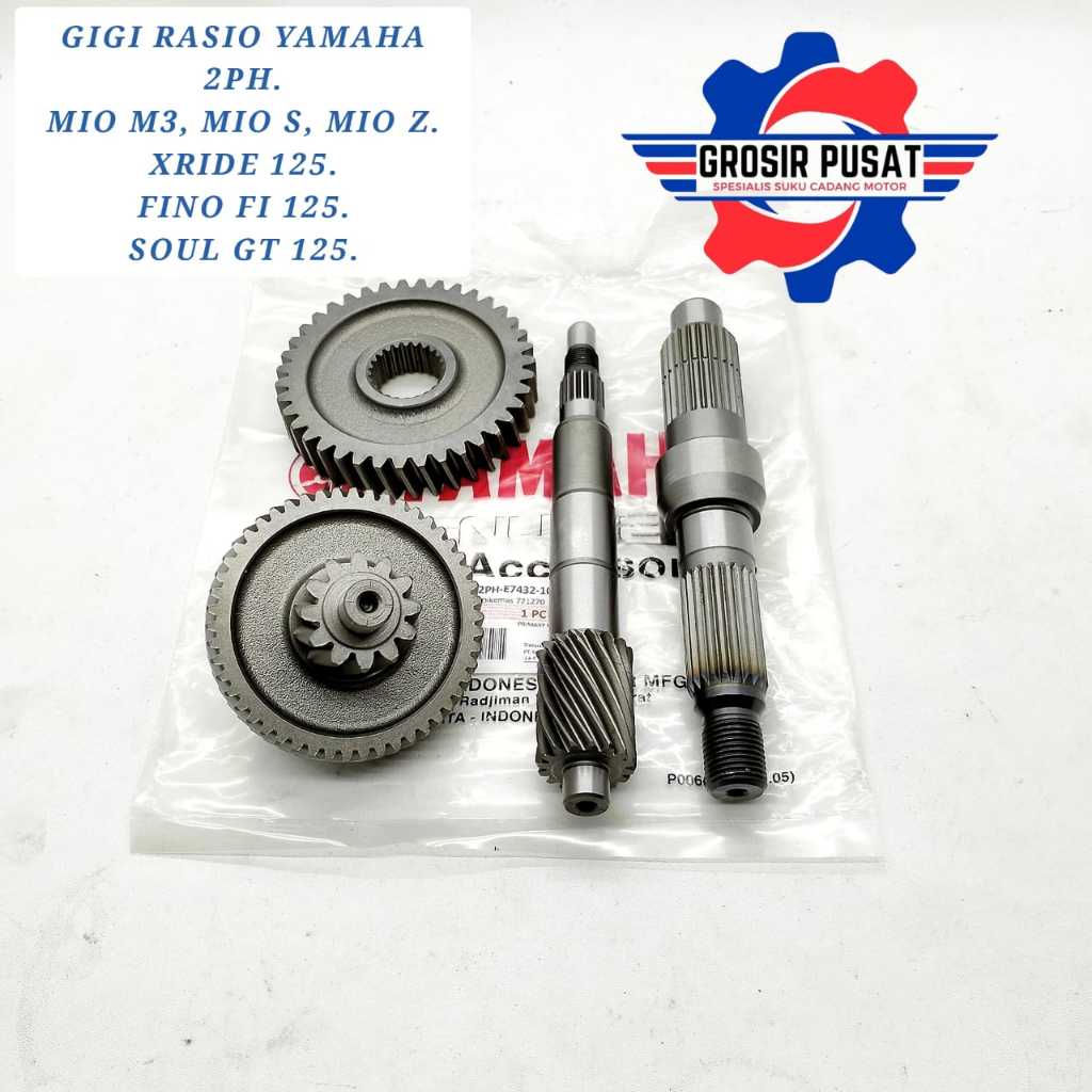 Jual GIGI RASIO MIO Z GIGI RASIO SET YAMAHA 2PH GEAR RASIO ORI XRIDE ...