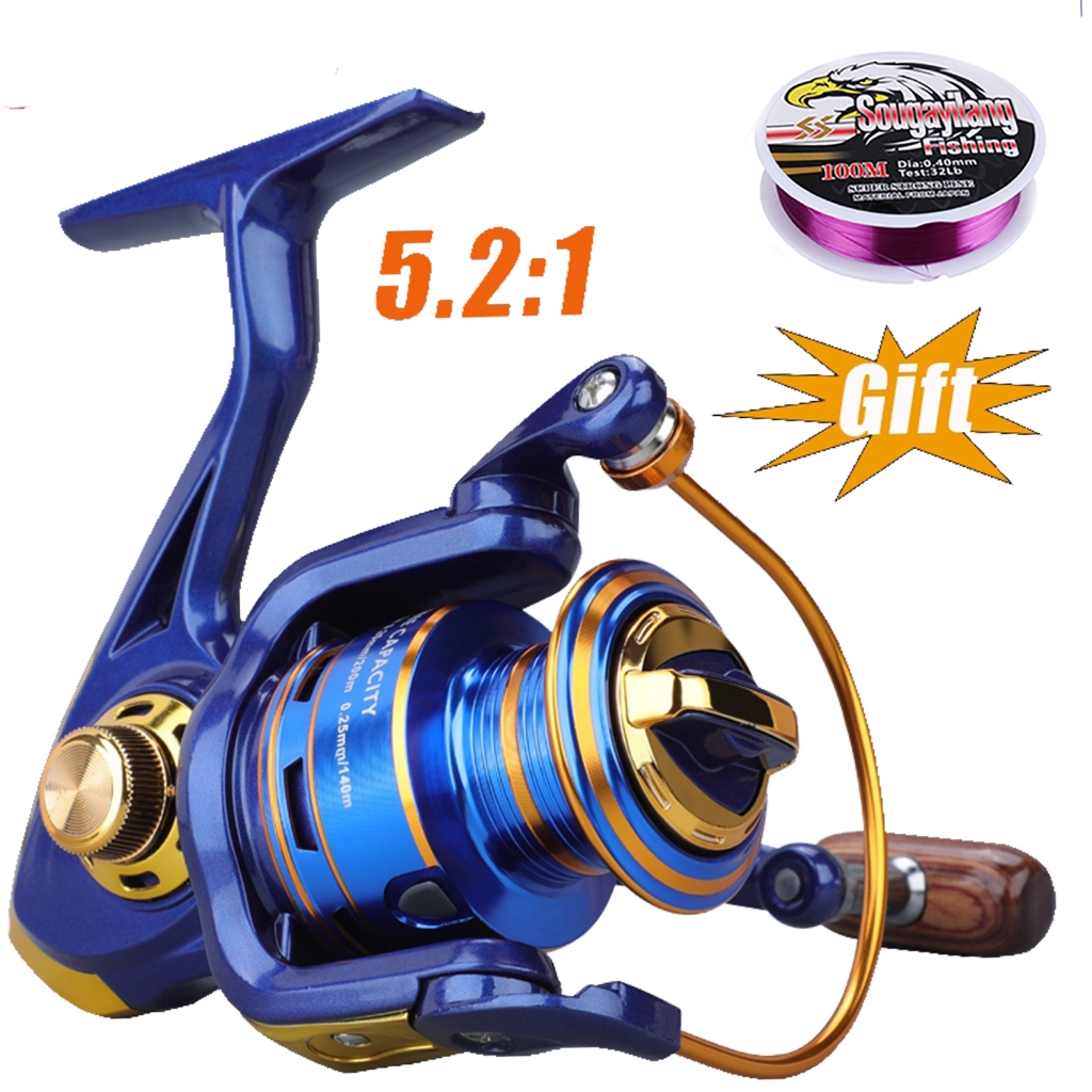 Jual Reel Pancing 1000-6000 Rell Max Drag 10kg Spinning Reel Alloy ...