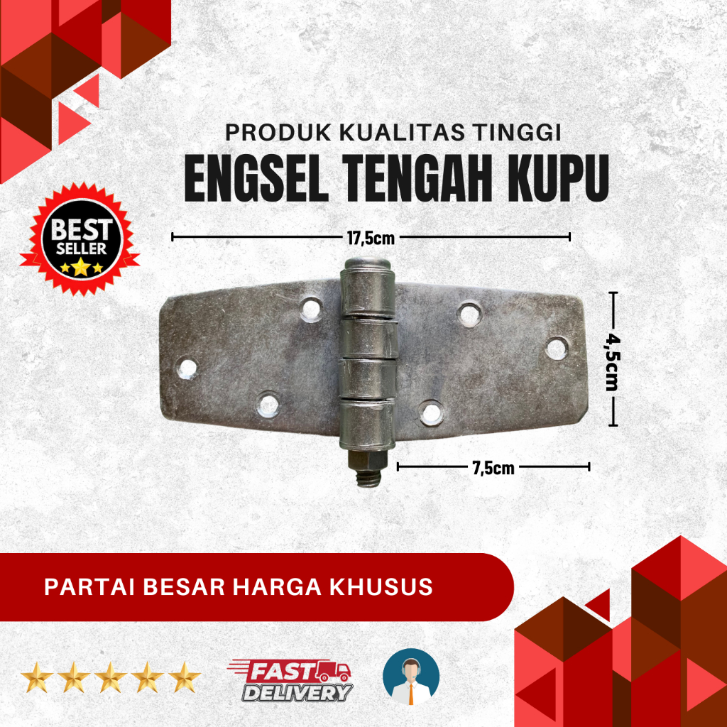 Jual Engsel Tengah Kupu | Pintu Besi Engsel Pintu Garasi tikung ...