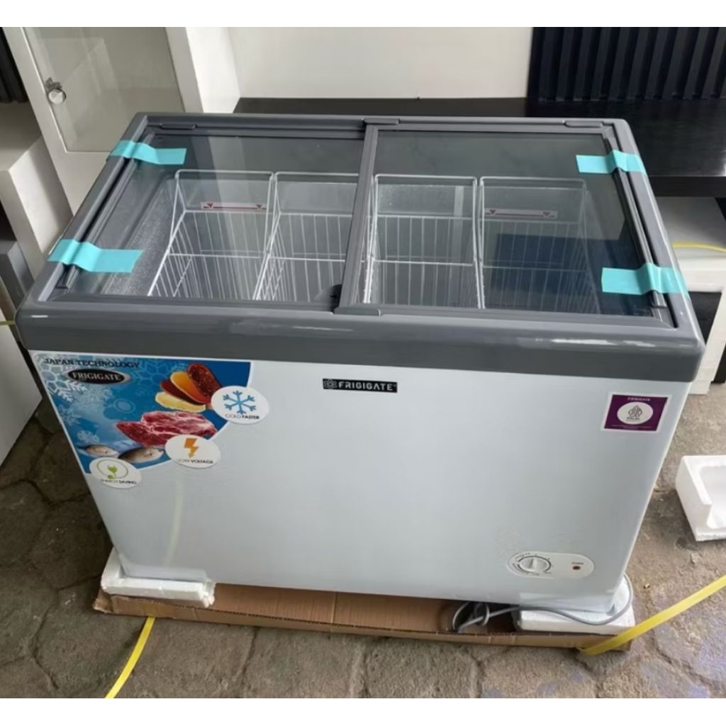 Jual chest freezer sliding 200 liter frigigate f 210 sdf lv garansi ...