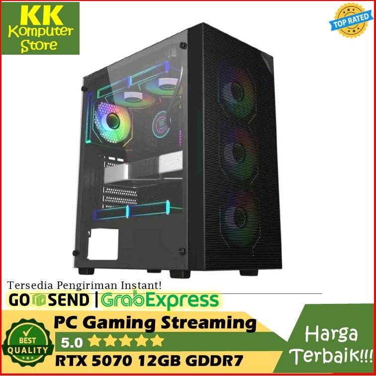 Jual Pc Rakitan Gaming Streaming RTX 5070 12GB GDDR7 | I5 14400F | RAM ...