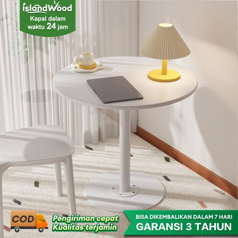 Jual Meja Makan Bulat Meja Cafe Meja Bar Meja Teras Minimalis | Shopee ...