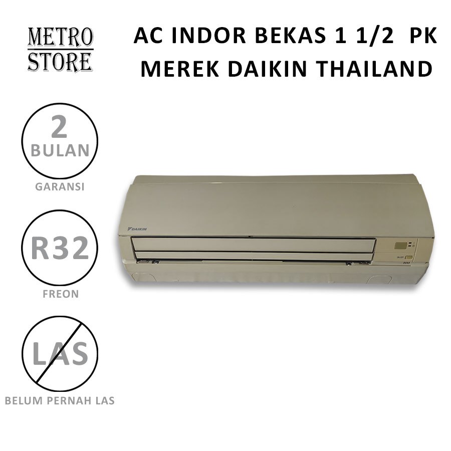 Jual AC Indor Bekas 1stgh PK merek daikin thailand (Metro Store ...