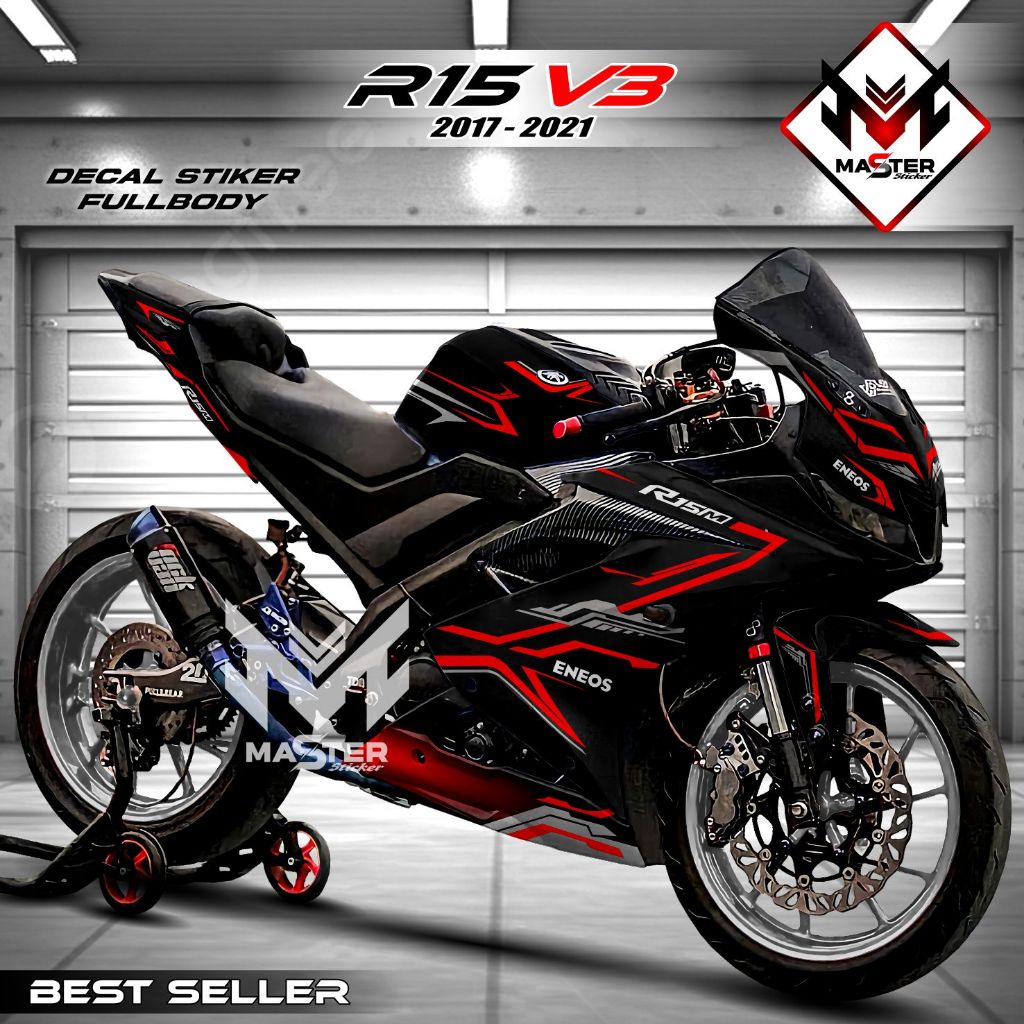 Jual Decal R15 V3 Stiker Decal Motor R15 V3 Sticker Yamaha R15 V3 ...