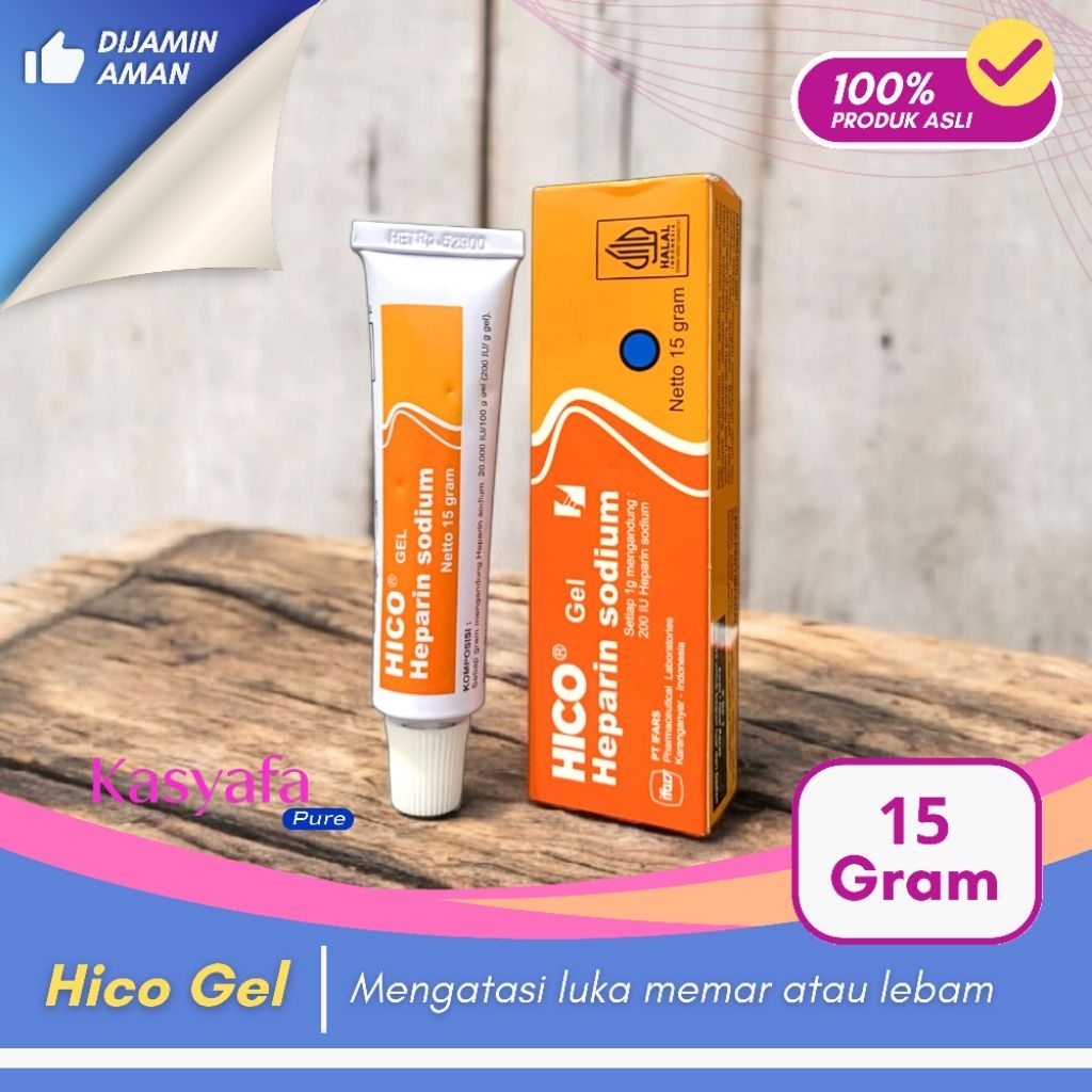 Jual Hico Gel 15 gr - Salep Memar Lebam Heparin Natrium Merah | Shopee ...