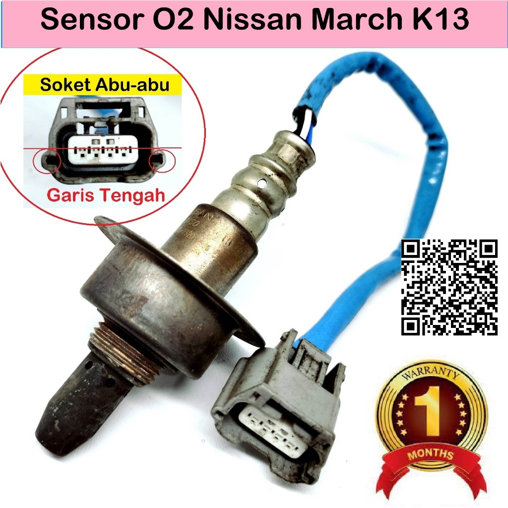 Jual Sensor O2 Nissan March K13 YG317 Oksigen Oxygen Depan atas 22693 ...