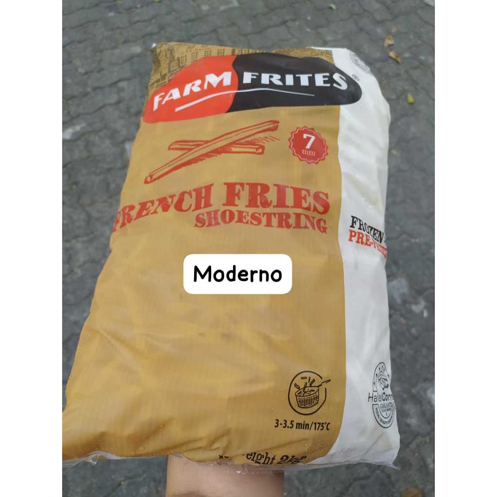 Jual French Fries Farm Frites Shoestring 7mm 2 Kg | Shopee Indonesia