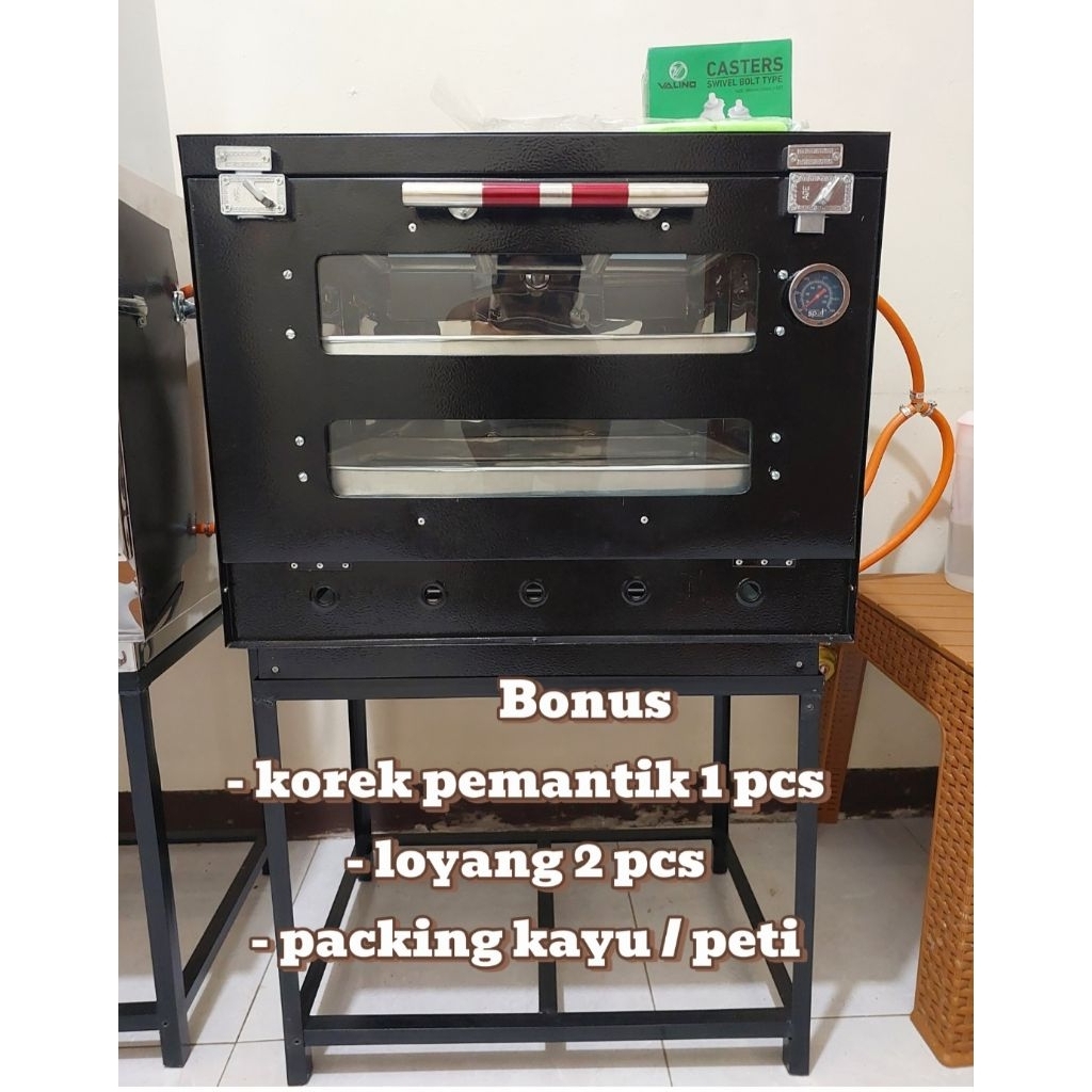 Jual OVEN GAS UKURAN 60×40×54CM PAKETAN LENGKAP | Shopee Indonesia