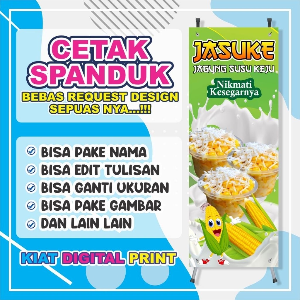 Jual Spanduk / Banner JASUKE Bebas Request Design | Shopee Indonesia