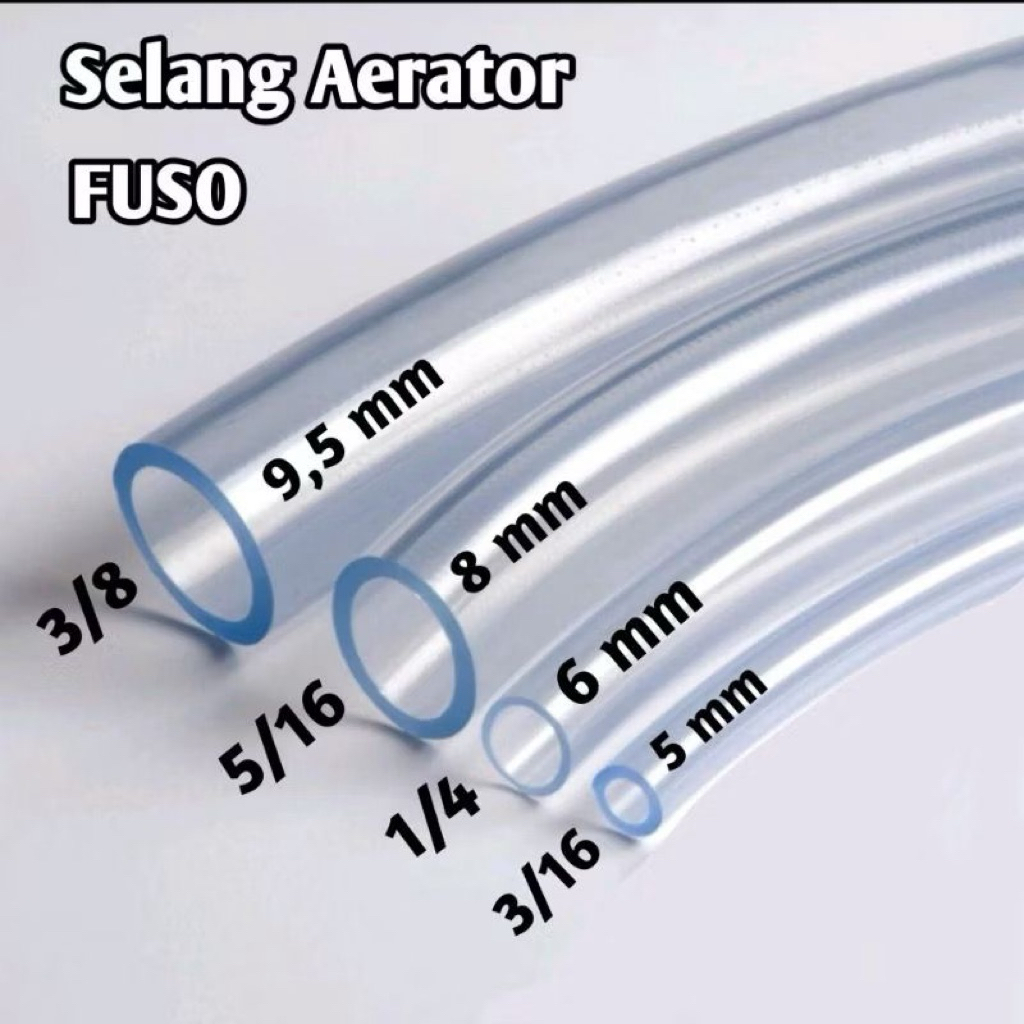 Jual Selang Aerator 3/8 Puso Tipis Eceran Harga Per 1 meter - Selang Timbang / Selang Bangunan ...