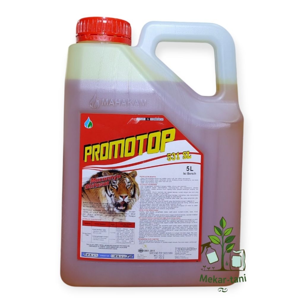 Jual Herbisida Promotop 531SL 5L Racun Rumput/Gulma | Shopee Indonesia
