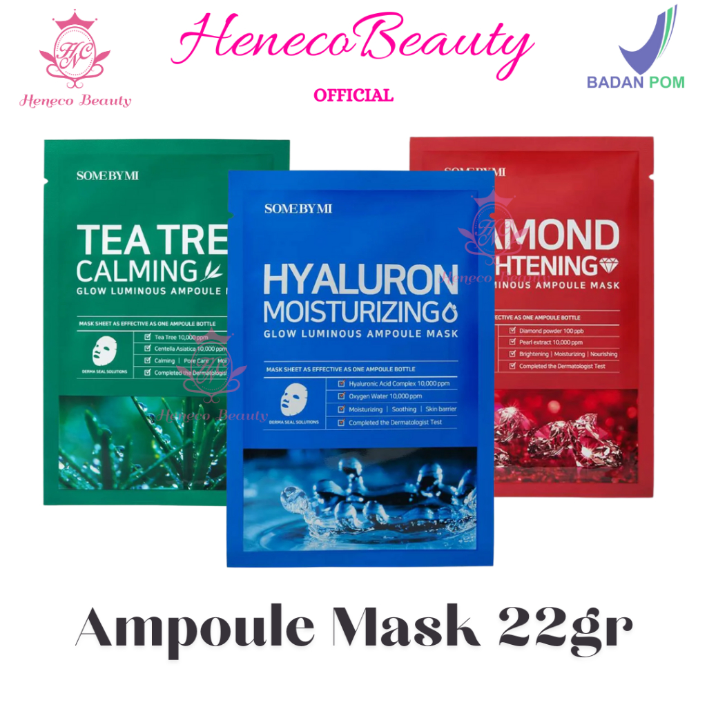 Jual SOME BY MI Glow Luminous Ampoule Mask 25gr - Tea Tree Calming ...