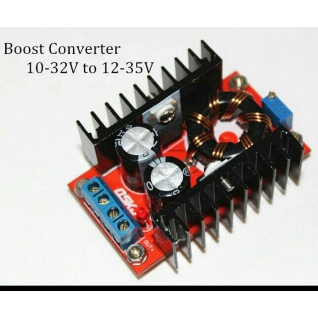 Jual 150W DC-DC Boost Converter 10-32V to 12-35V Step Up Charger ...