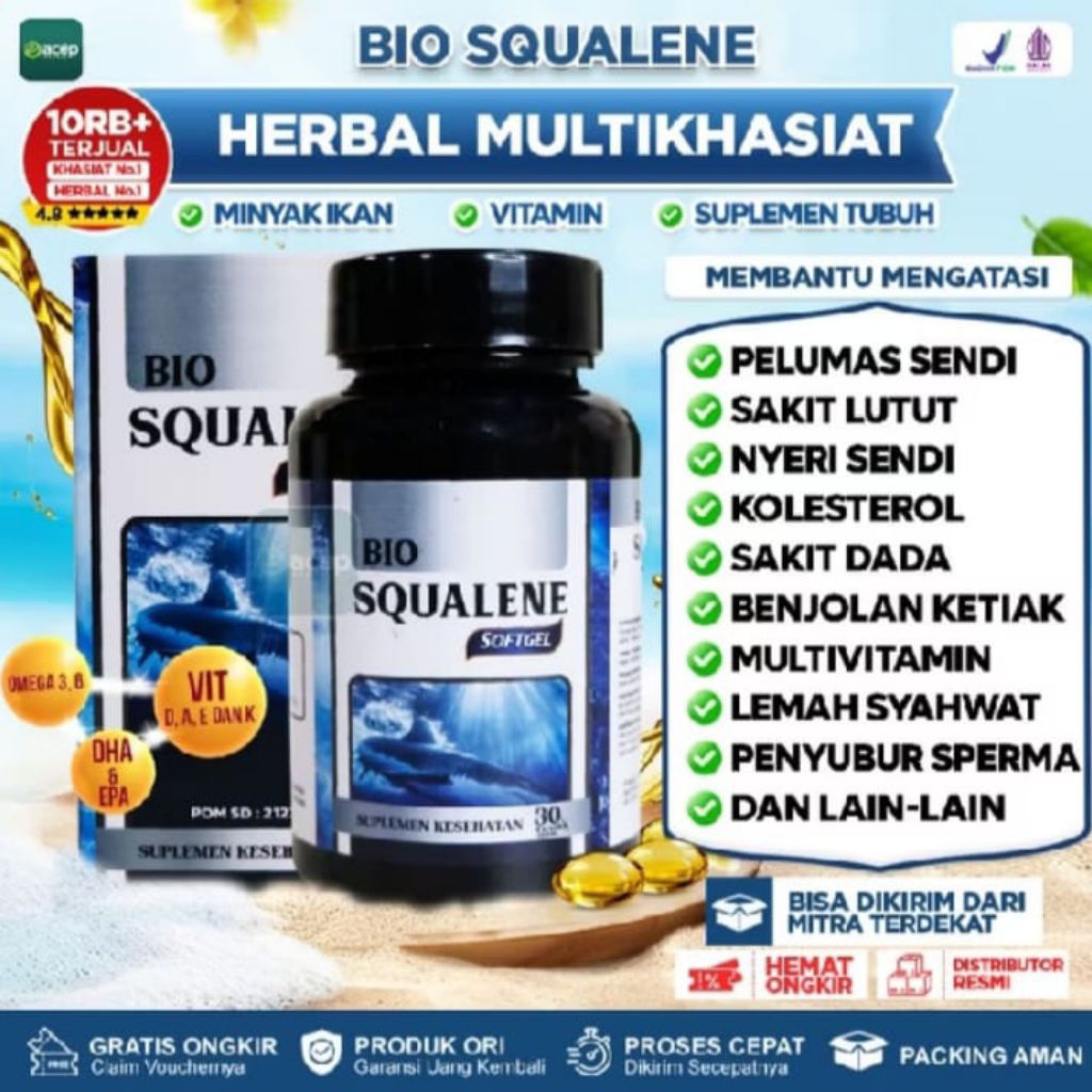 Jual Bio Squalene 100% original | Shopee Indonesia