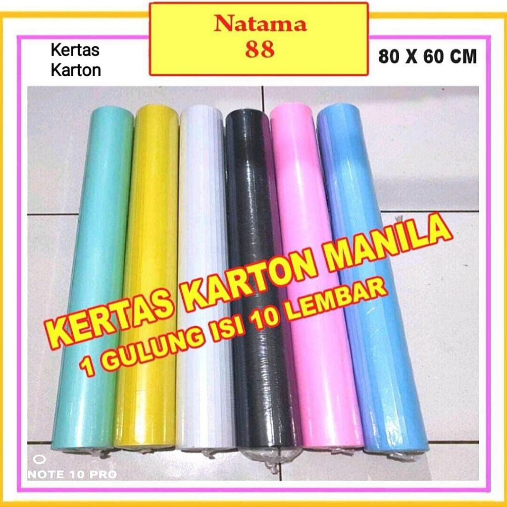Jual Kertas Karton Manila Per 10 Lembar | Shopee Indonesia