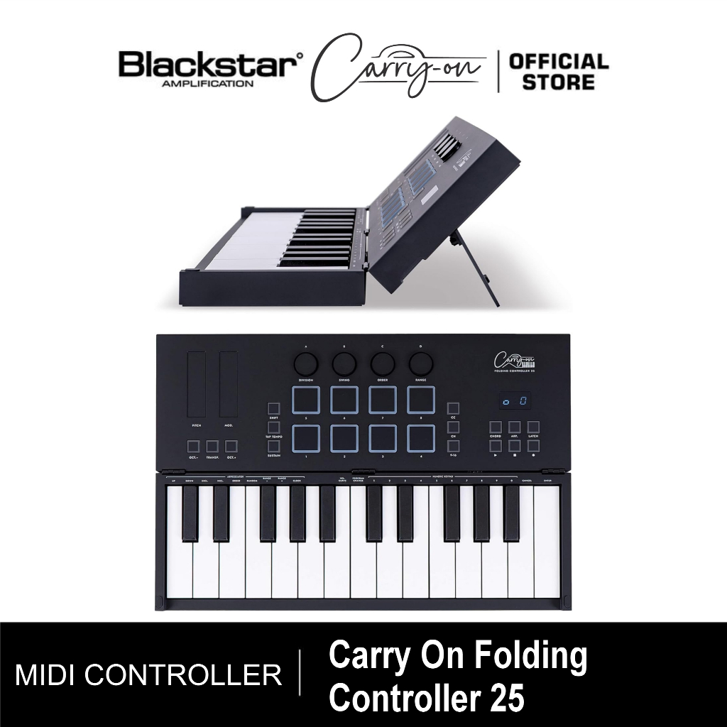 Jual Blackstar CARRY-ON-FC25 Carry On Folding Controller 25 | MIDI Keyboard Controller Over ...