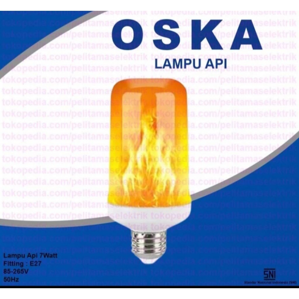 Jual LAMPU API OBOR LED 9W 9 W 9WATT 9 WATT E27 3IN1 EFEK DEKORASI HIAS ...
