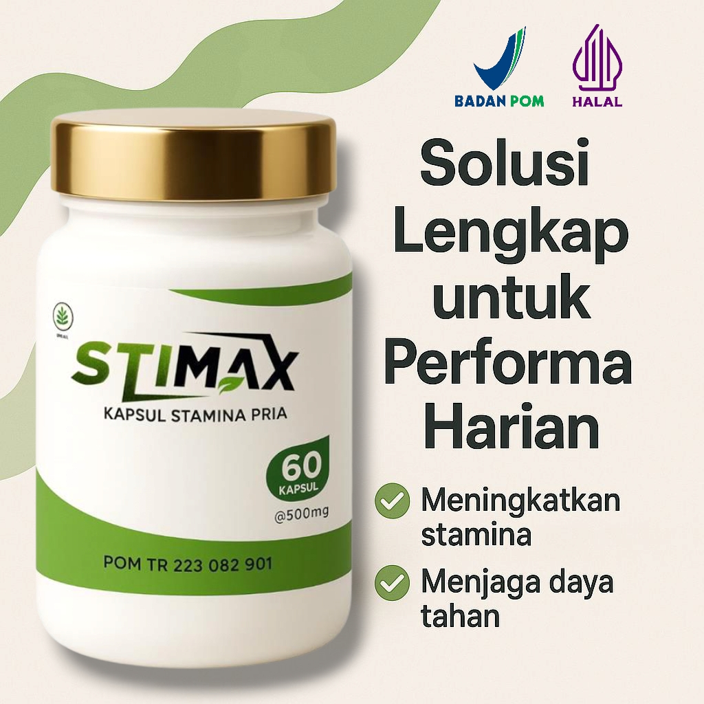 Jual Vitalitas Maksimal Pria – Kapsul Stimax Herbal Alami Tanpa Efek ...