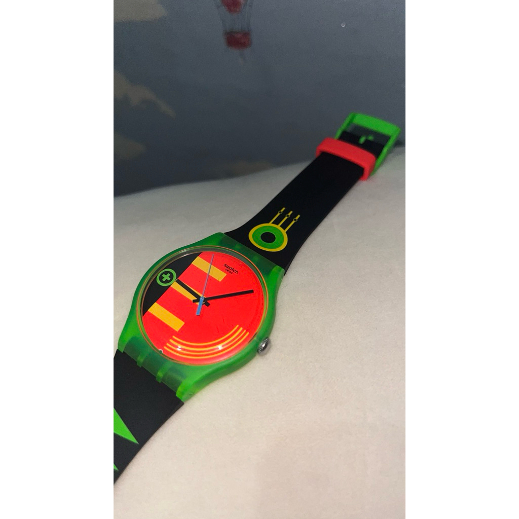 Jual SWATCH NEON RIDER BLACK | Shopee Indonesia