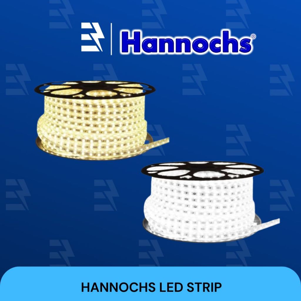 Jual HANNOCHS LED STRIP HLS 2835 7W 7MM 120LED IP65 AC 220V | Shopee ...