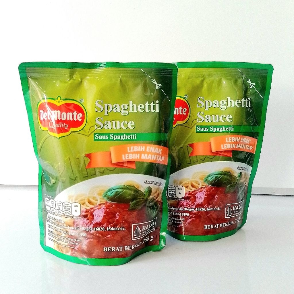 Jual Saos Spaghetti Del Monte 250gr ( Pak ) [ Original ] | Shopee Indonesia