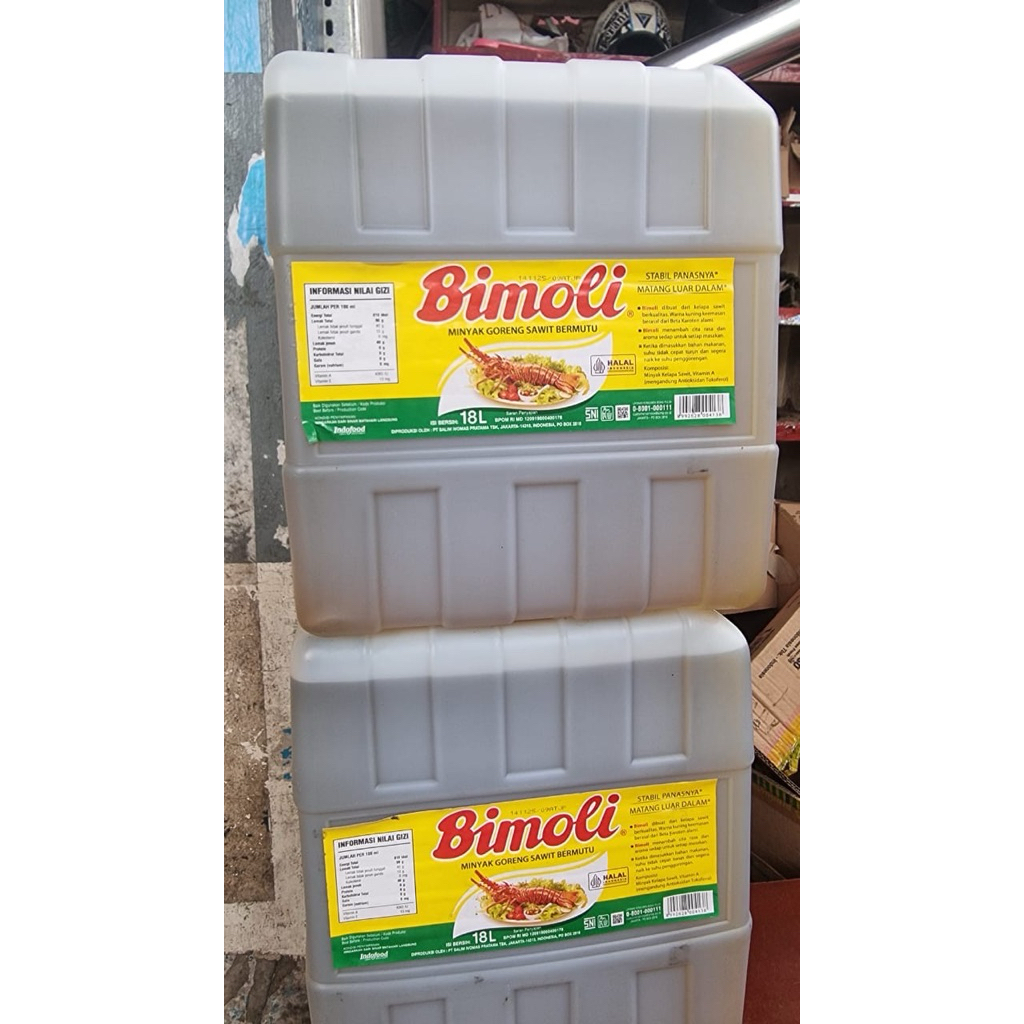 Jual Bimoli Minyak Goreng 18L jeriken | Shopee Indonesia
