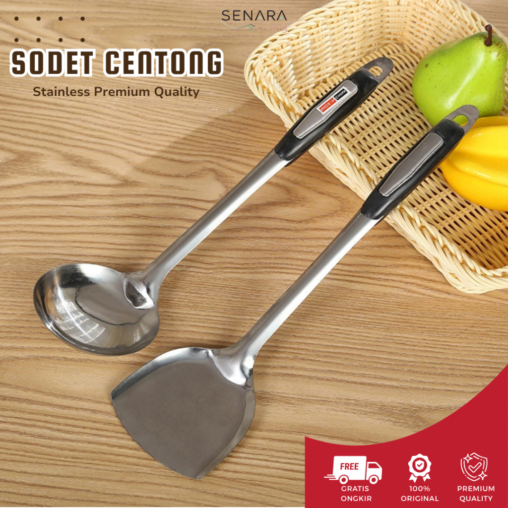 Jual SENARA Living Sodet Irus Sendok Sup Stainless Steel Tebal ...