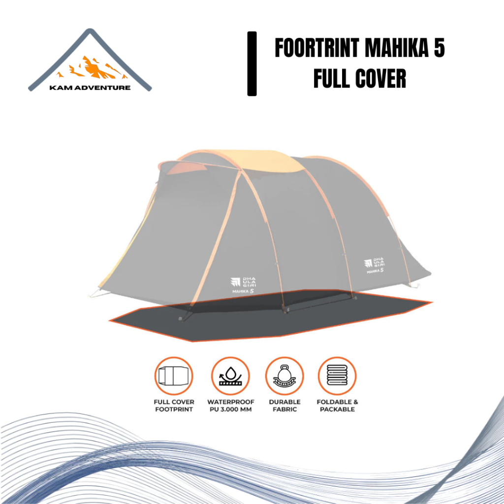Jual Dhaulagiri - footprint mahika 5 full cover - alas tenda mahika 5 ...
