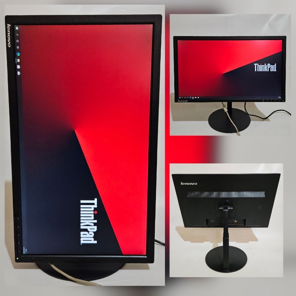 Jual monitor Layar bisa di putar Lenovo Thinkvision T2424Pa - ukuran ...