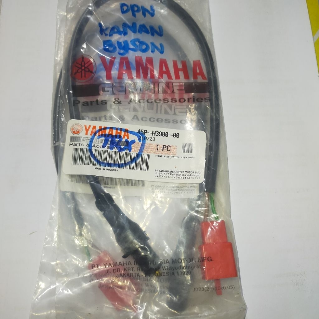 Jual [45P-H3980-00] Switch Rem Depan Kanan Byson Original Yamaha ...