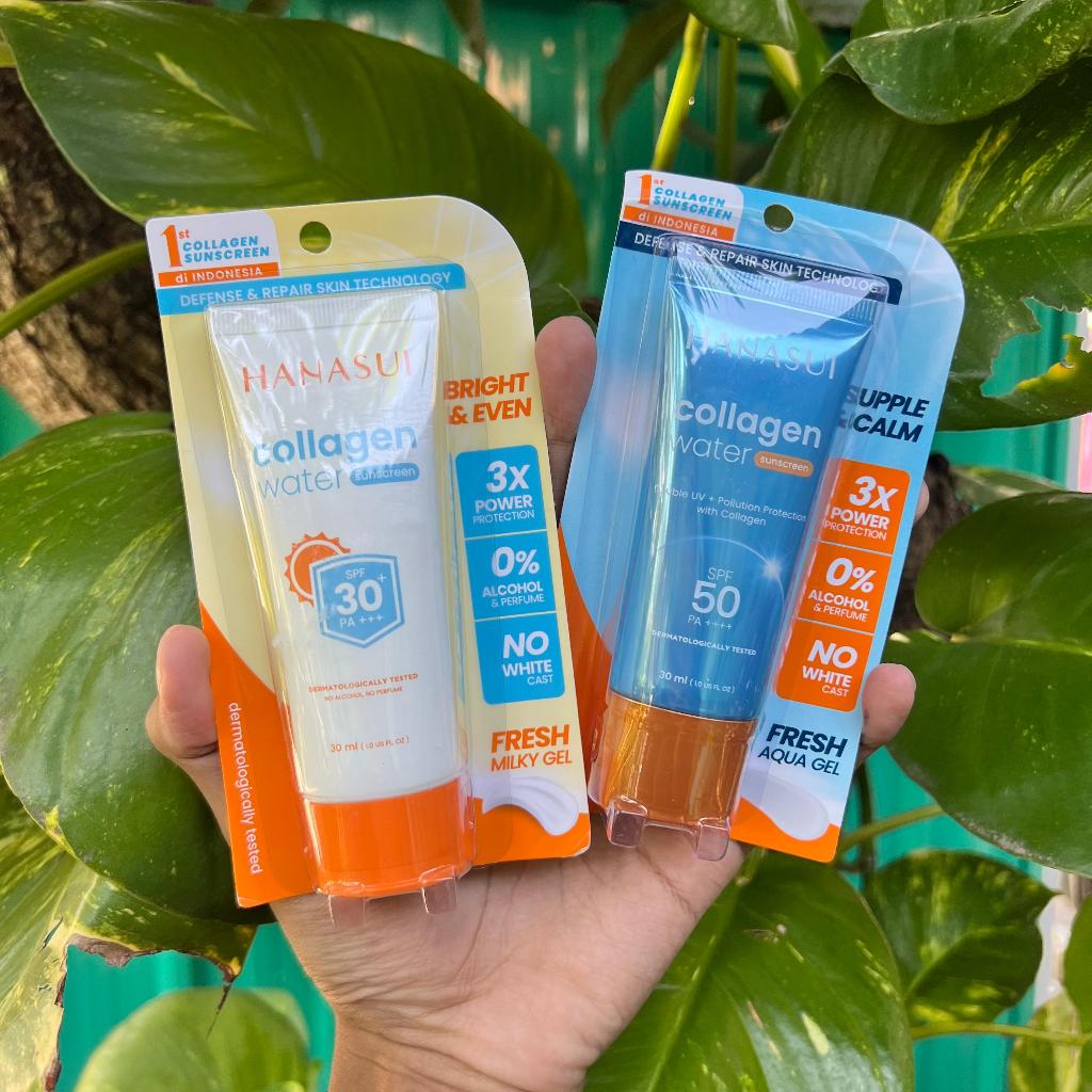 Jual Hanasui Collagen Water Sunscreen SPF 50 & 30 | Shopee Indonesia