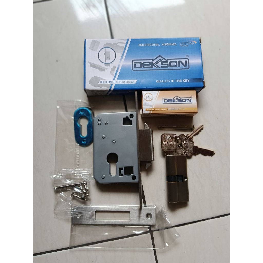 Jual Kunci pintu sliding Dekkson MTS SLD DL 84100 / Mortice lock ...