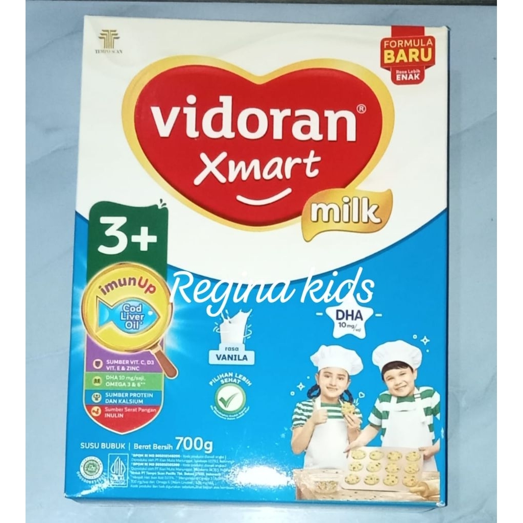 Jual susu vidoran xmart milk 3+ madu & vanila 700g | Shopee Indonesia