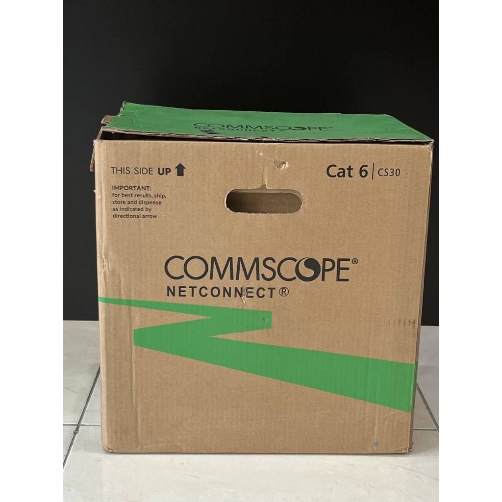 Jual Commscope Kabel UTP LAN Cat6 per Meter - Biru | Shopee Indonesia