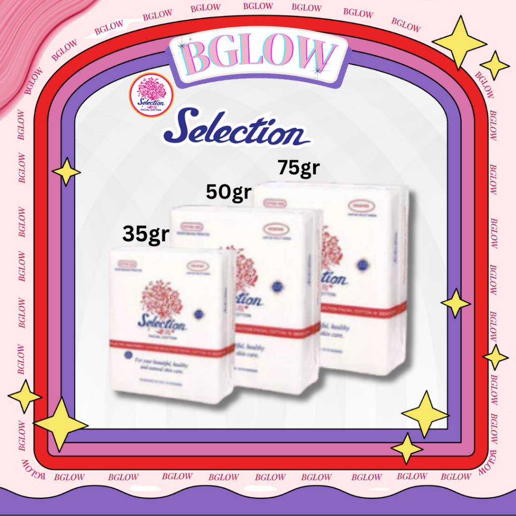 Jual SELECTION KAPAS KOTAK 35GR / 50GR / 75GR | Kapas Wajah Facial ...