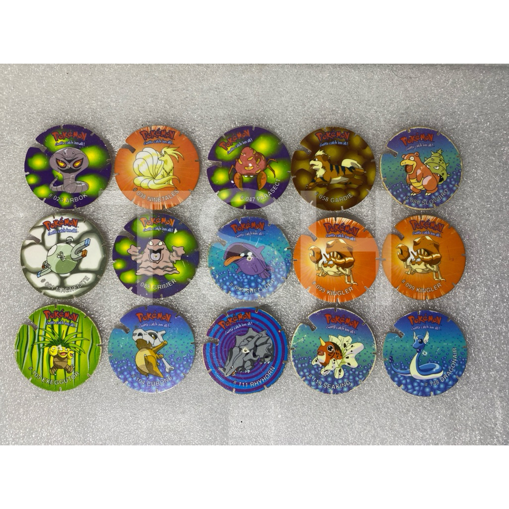 Jual TAZOS SPIN POKEMON set Jadul hadiah Chiki | Shopee Indonesia