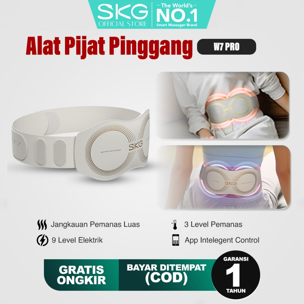 Jual SKG W7 PRO Alat Pijat Pinggang Elektrik Alat Pijat Punggung Pinggul Elektrik Back Massager ...
