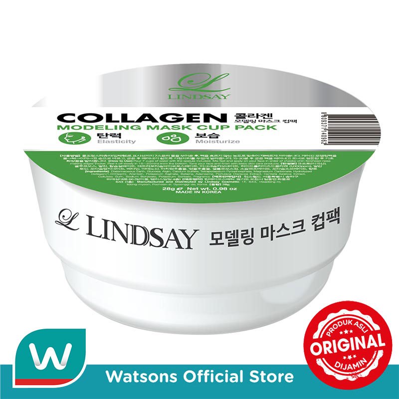 Jual Lindsay Collagen Modeling Mask Cup Pack 28g | Shopee Indonesia