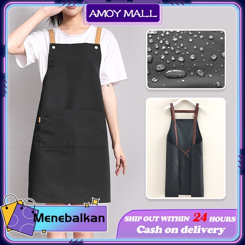 Jual Apron Masak Waterproof Apron Waterproof Celemek Masak Celemek ...