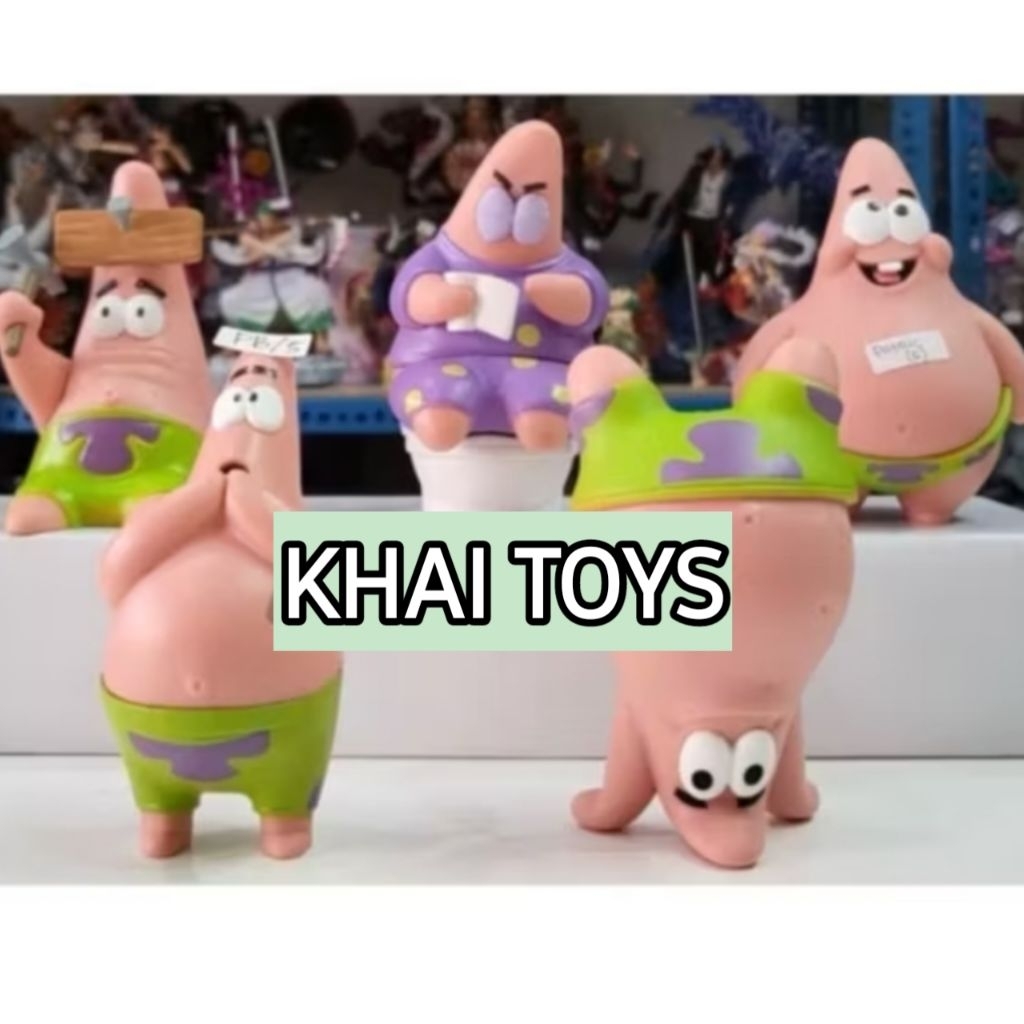Jual Mainan KONDISI BARU patrik Petrik Patrick Star Pajangan Ulang Tahun Spongebob Squarepants ...