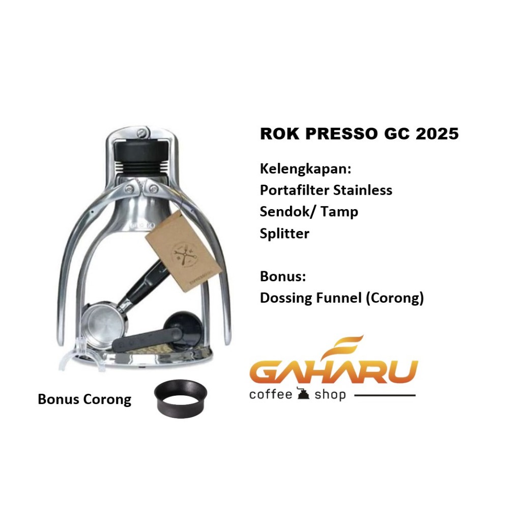 Jual Rok Presso GC Manual espresso Coffee Maker | Shopee Indonesia