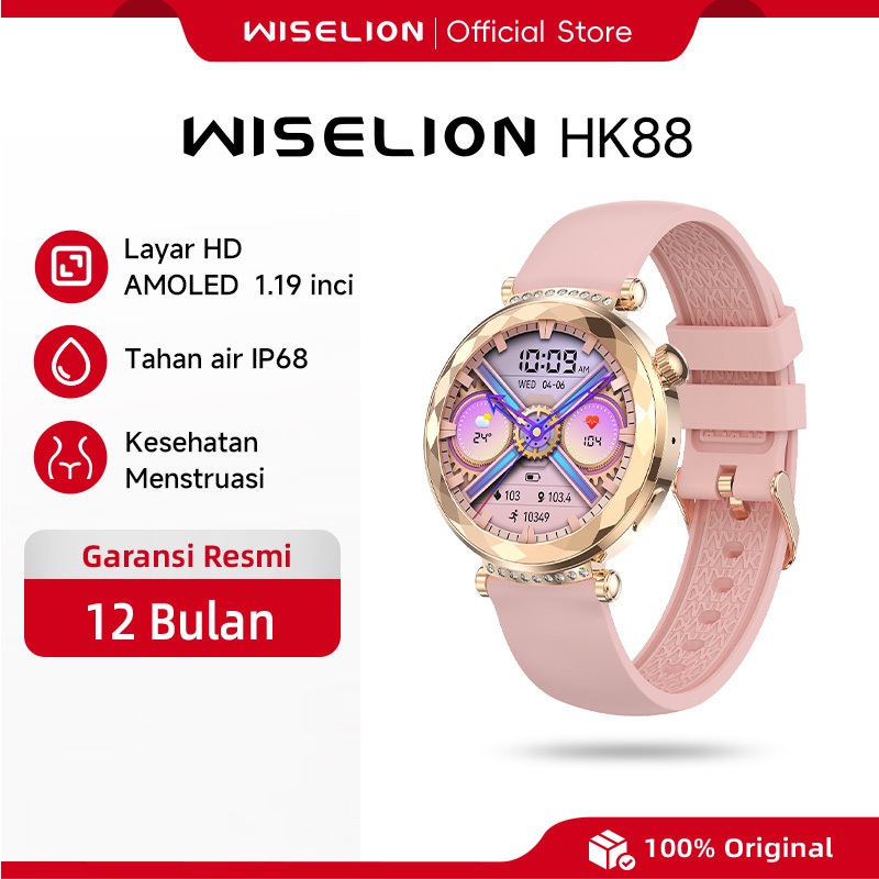Jual 【NEW】WISELION HK88 SmartWatch | Amoled Screen | NFC Support | Female Health | Music & Sport ...