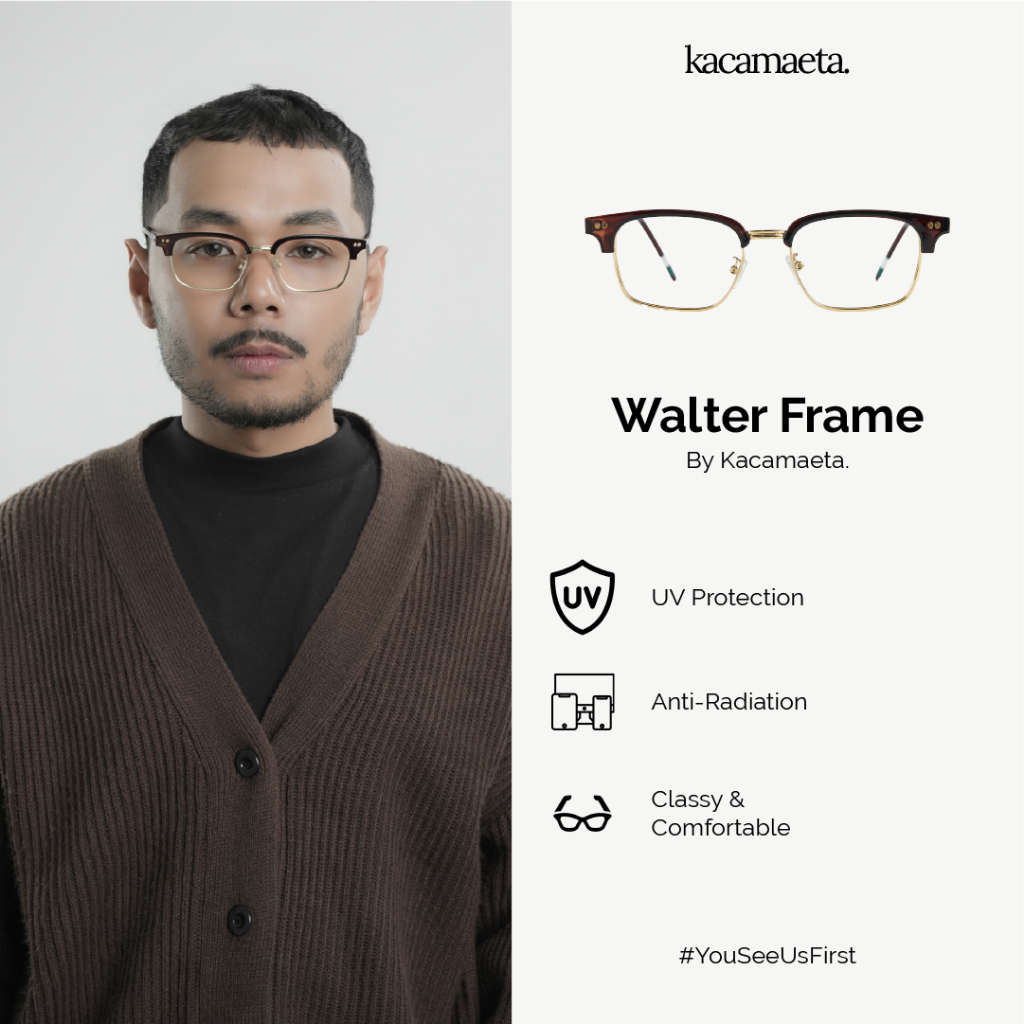 Jual Walter Frame by Kacamaeta - Kacamata Kotak / Kacamata Vintage ...