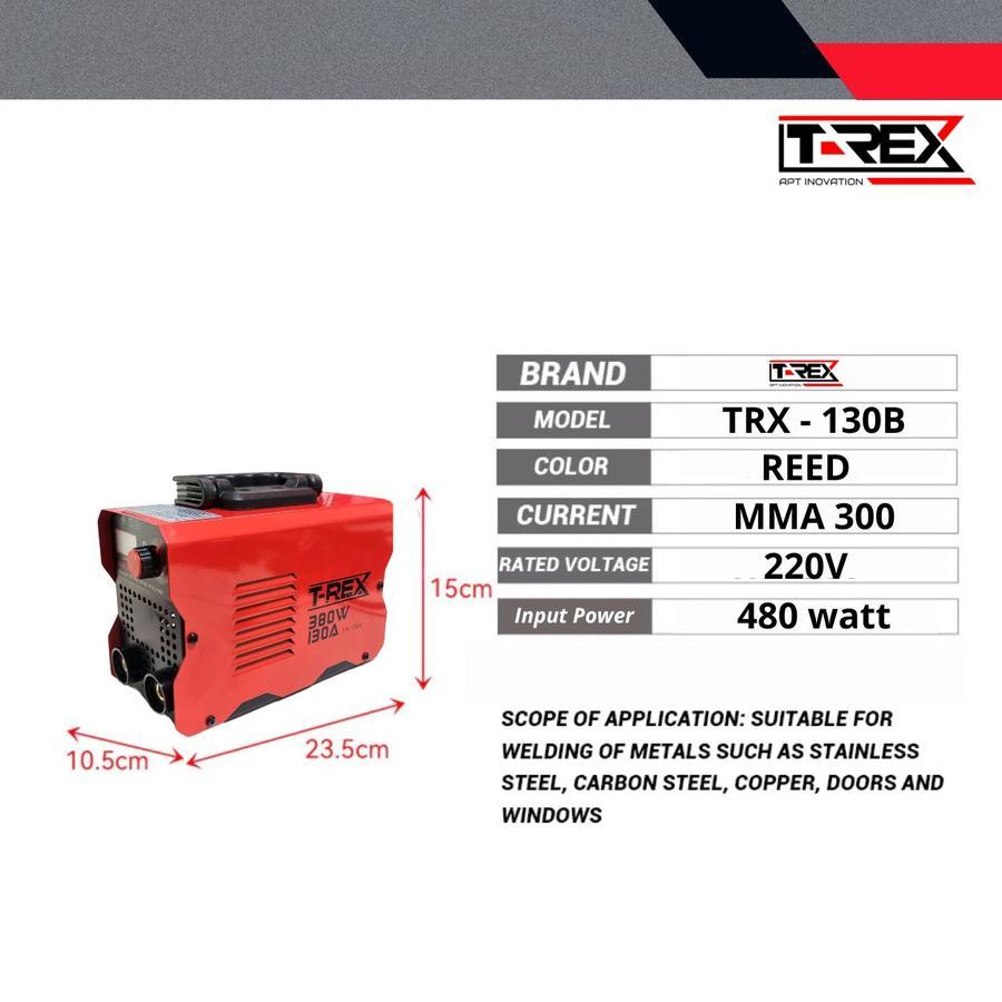 Jual Mesin Travo TREX 380W MESIN LAS WELDING MACHINE IGBT MMA-135A cocok bisa dibawa kemana mana ...