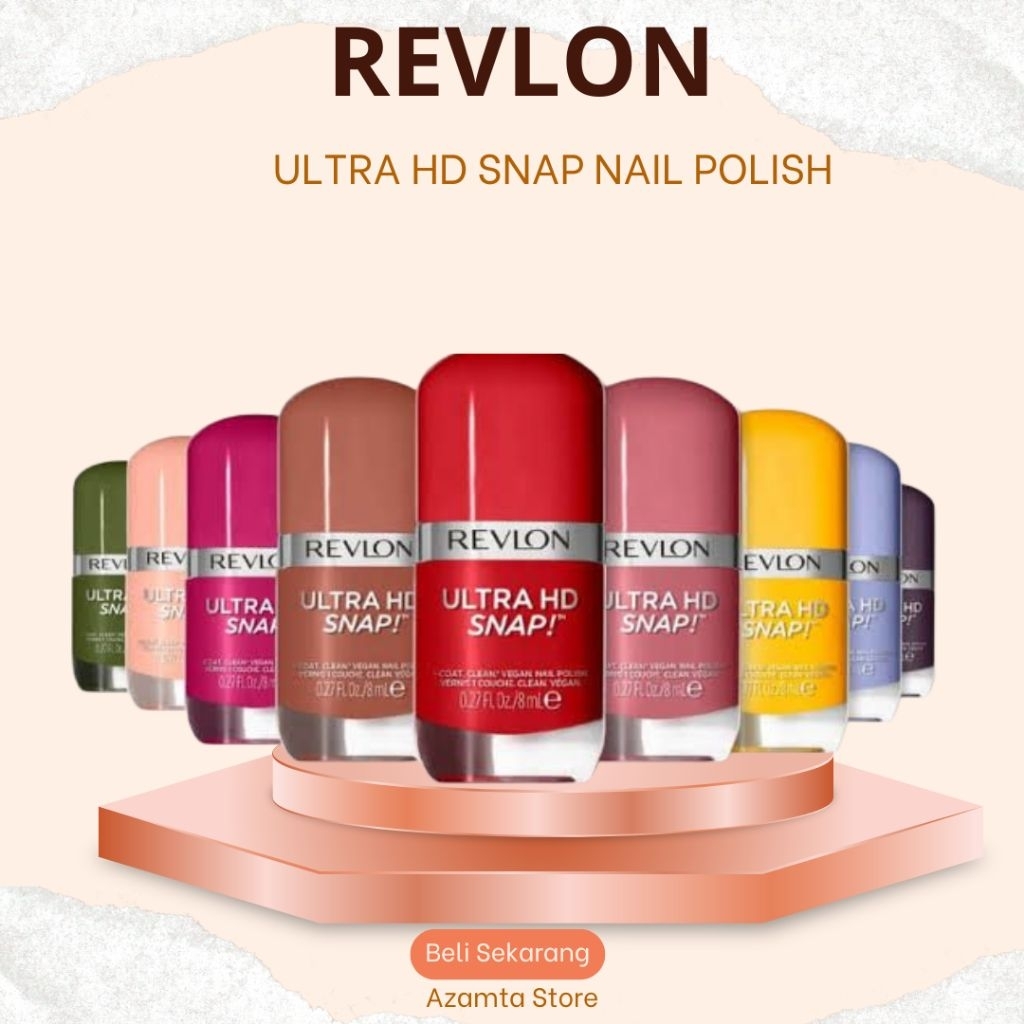 Jual 🩷REVLON ULTRA HD SNAP NAIL ENAMEL🩷 | Shopee Indonesia