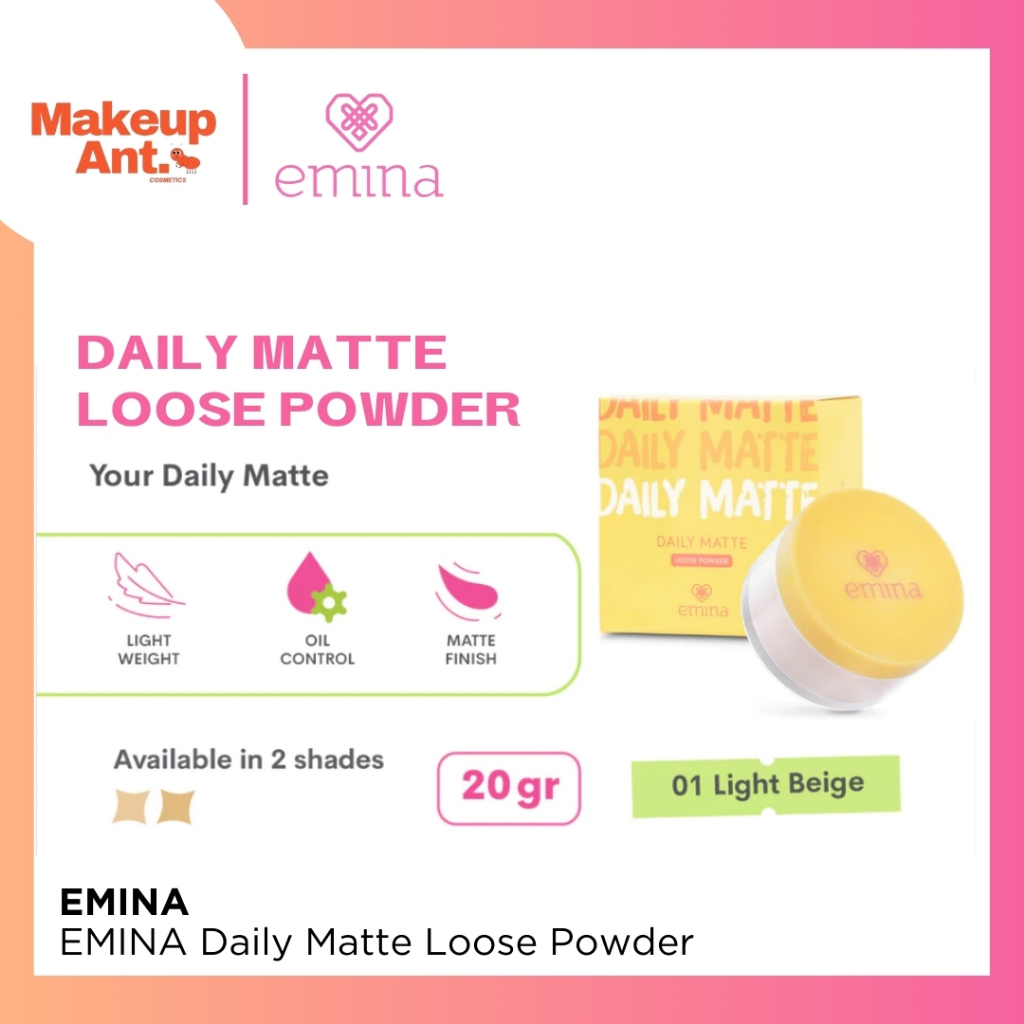 Jual EMINA - Emina Daily Matte Loose Powder 20gr / Loose Powder ...