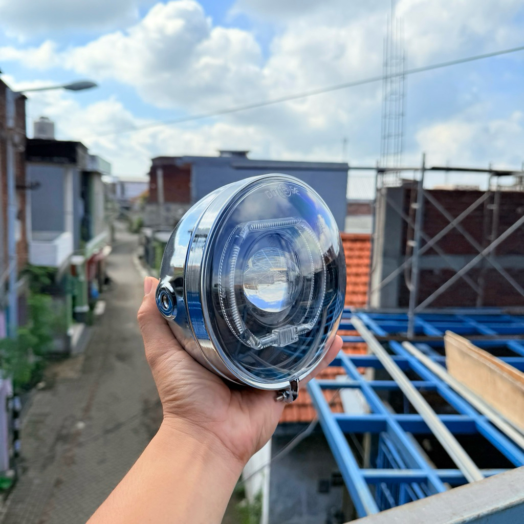 Jual LAMPU BILED LAMPU DEPAN BILED UKURAN 3 INCH SET BATOK L2G CROME ...