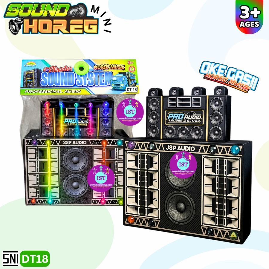 Jual IST Mainan Miniatur Sound System Horeg MINI Okegas DT18 | Shopee ...
