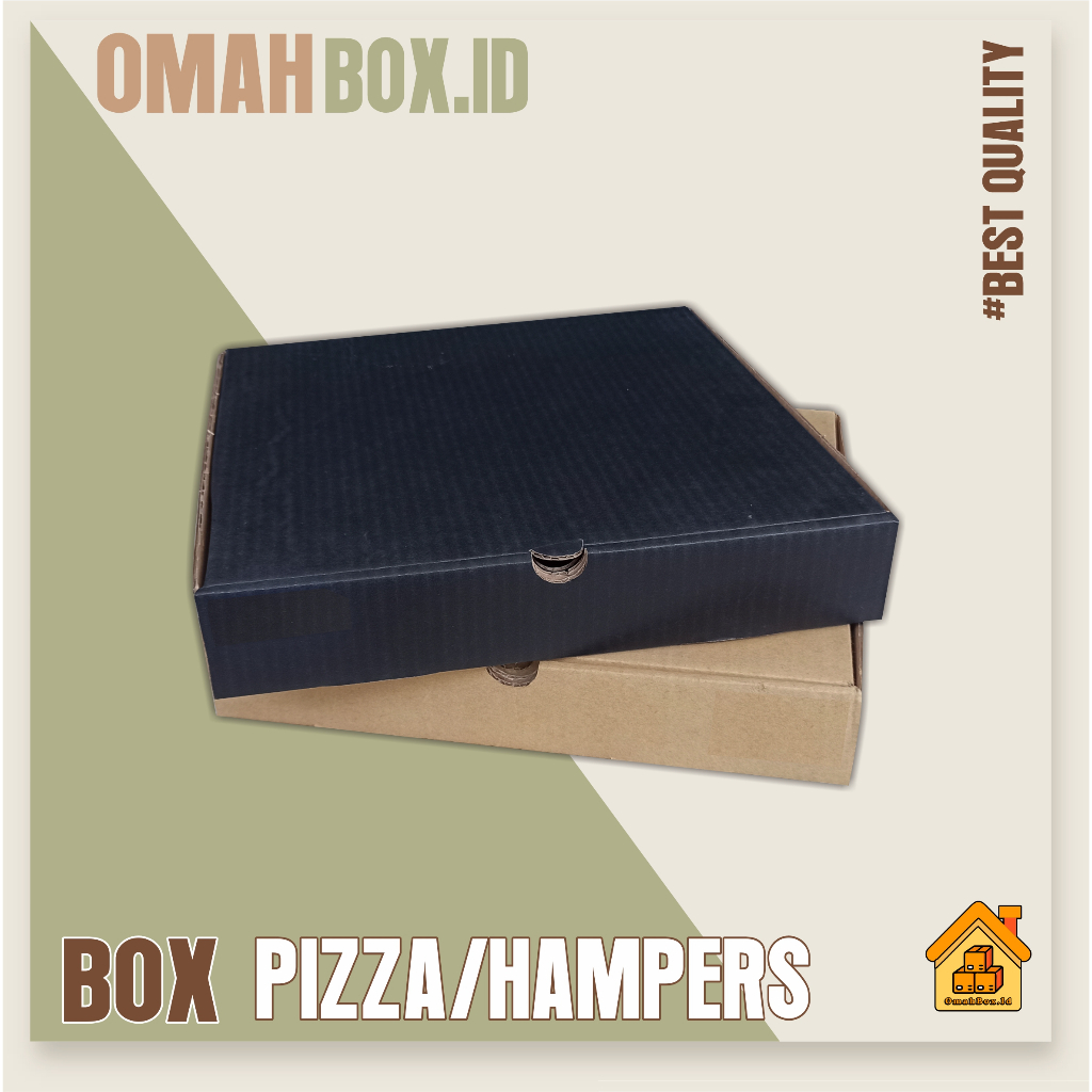 Jual box Pizza/Hampers 28x28x5 cm | kardus pizza | box pizza | kotak ...